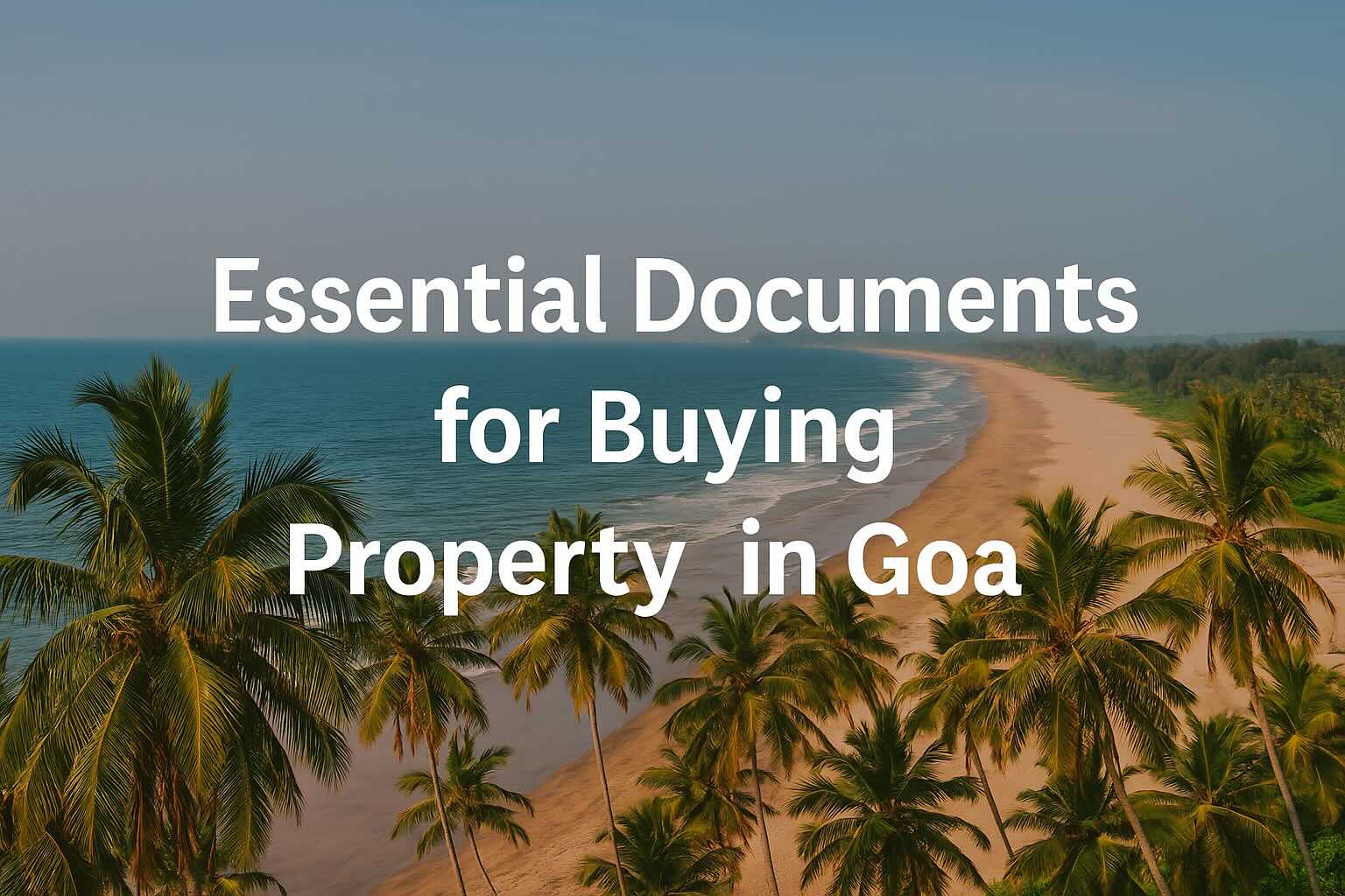 Essential Documents for Buying Property in Goa: Your Complete Guide ...